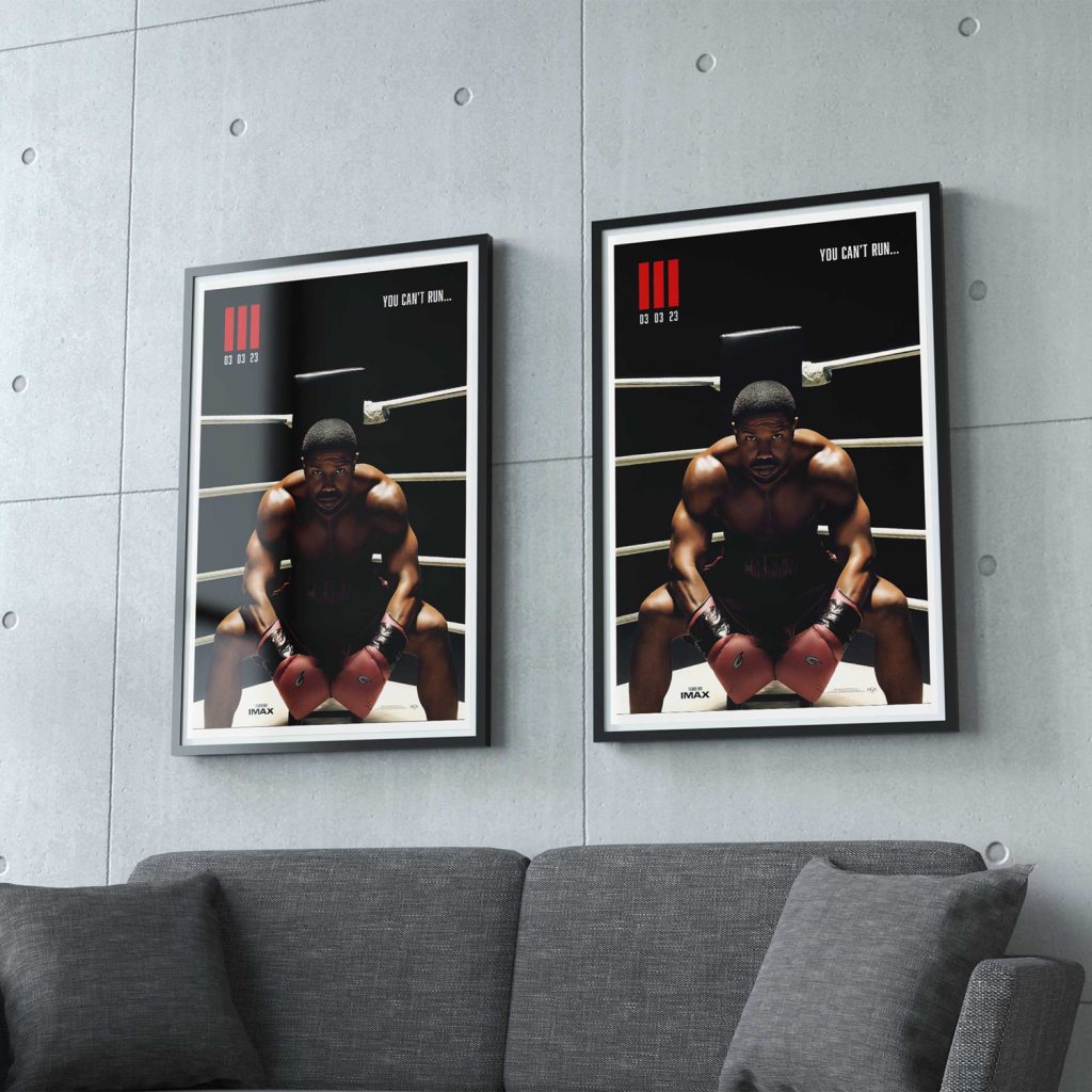 Creed 3 Poster, Michael B. Jordan and Jonathan Majors - Happy Place for ...