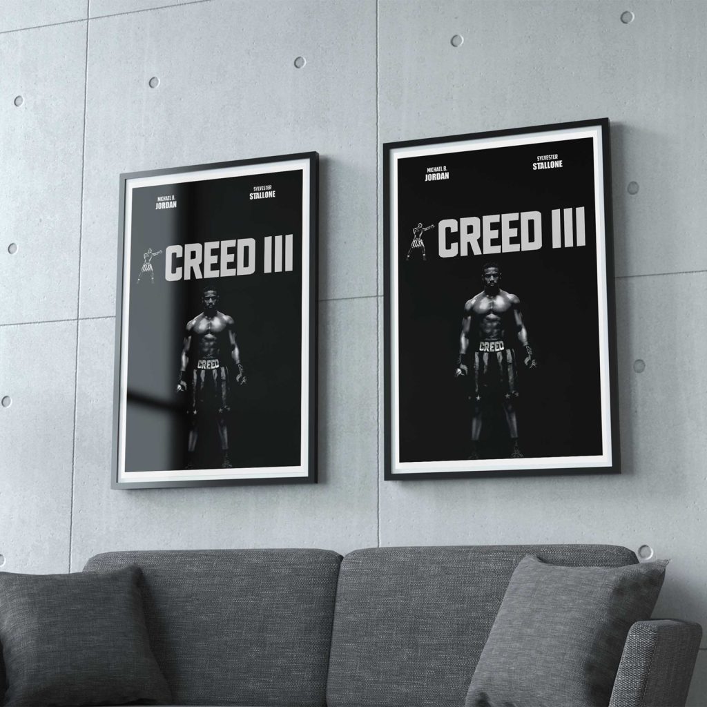 Michael B. Jordan Creed 3 Poster - Happy Place for Music Lovers