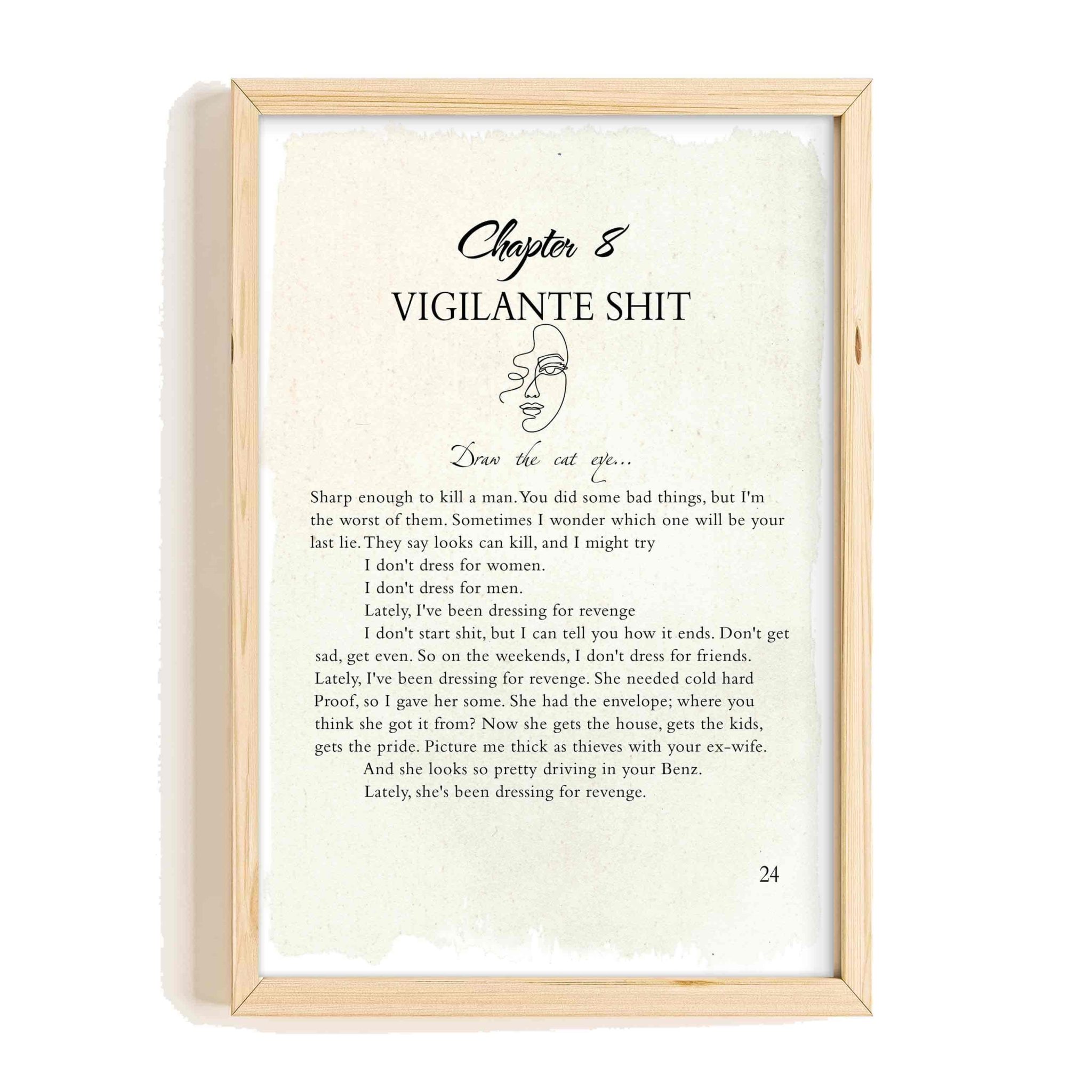 Taylor Swift Vigilante Shit Song Poster, Midnights Poster, Gift Ideas ...