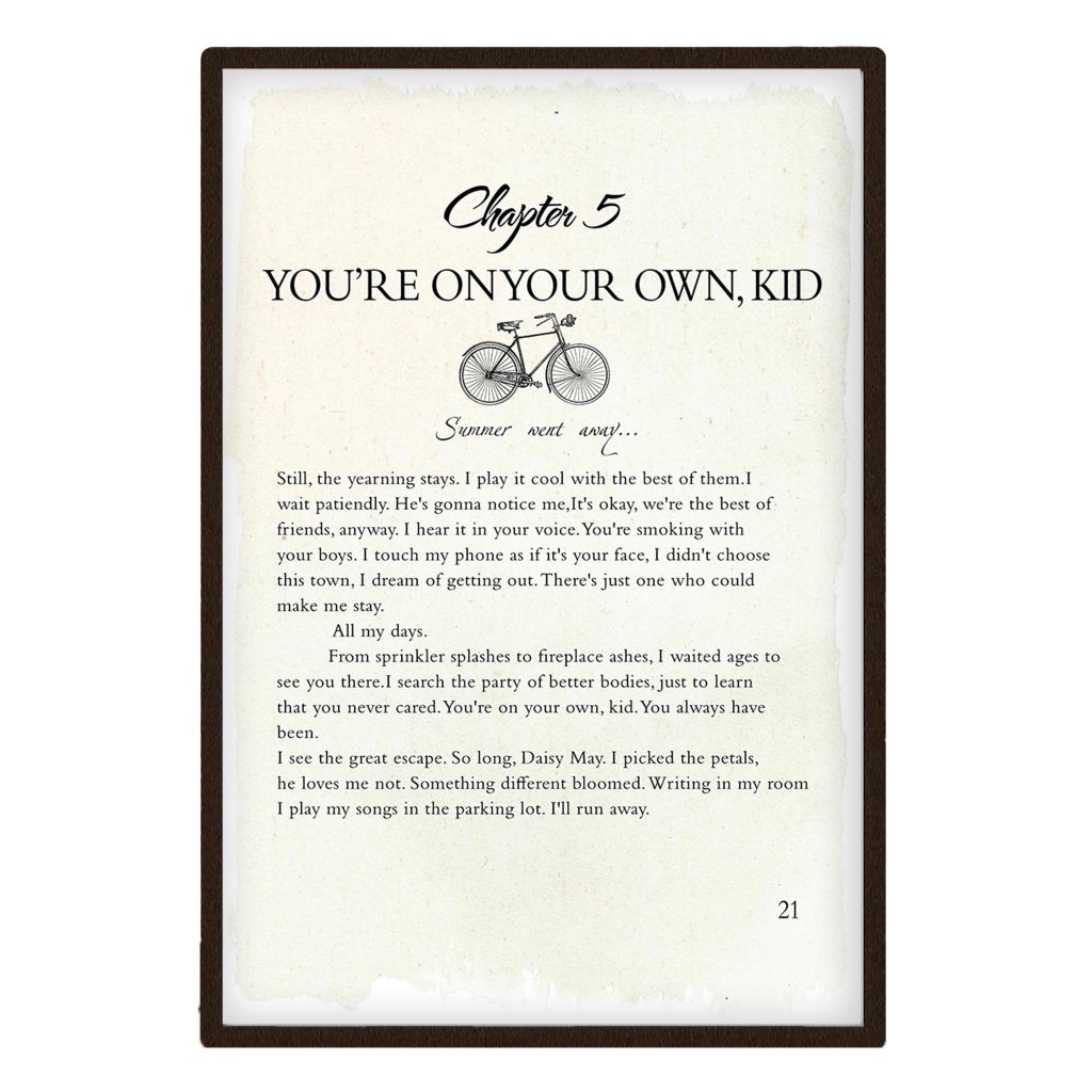 You're On Your Own Kid Poster, Midnights Album Song Taylor Swift, Gifts ...