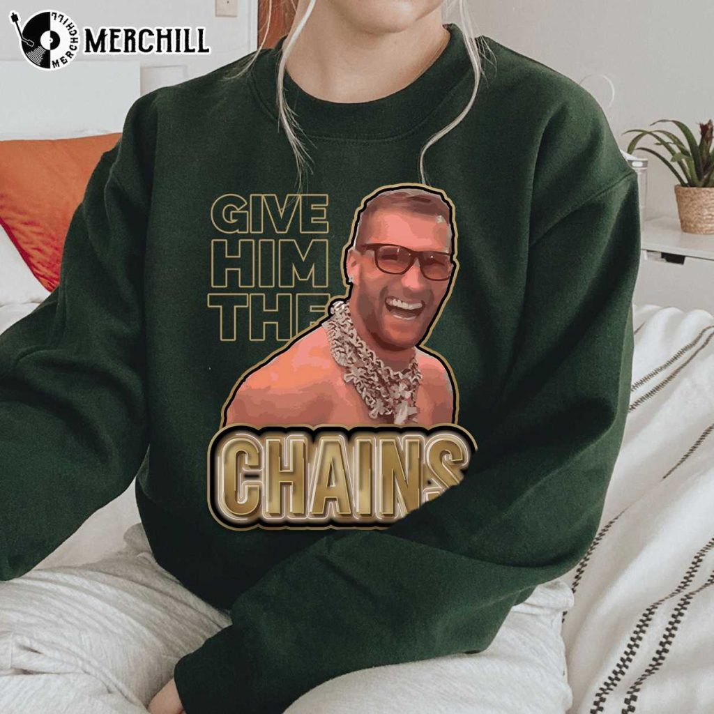 Give Him The Chains Kirk Cousins Shirt Minnesota Vikings T Shirt Gifts ...