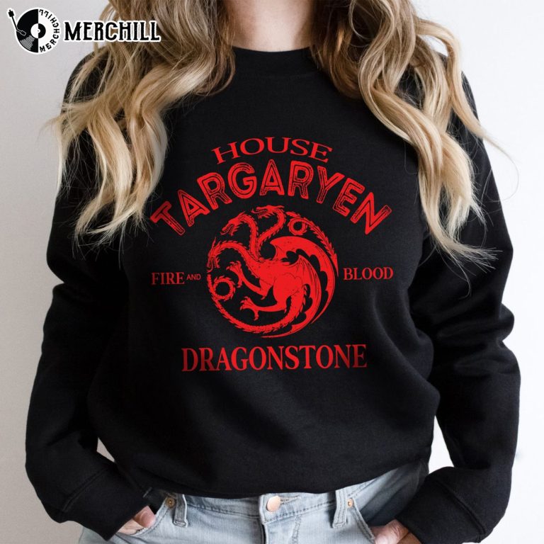 House Targaryen Shirt, House Targaryen Fire and Blood, Game of Thrones ...