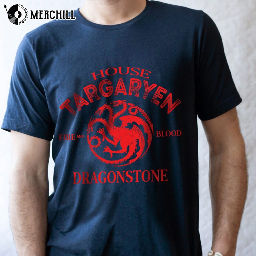 House Targaryen Shirt, House Targaryen Fire and Blood, Game of Thrones ...