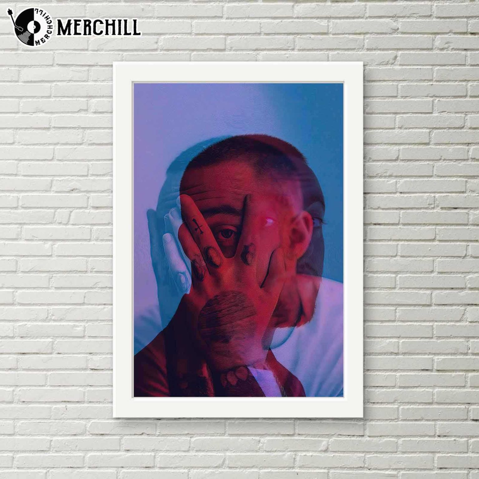 Mac Miller Faces Poster Mac Miller Gift Ideas - Happy Place for Music ...