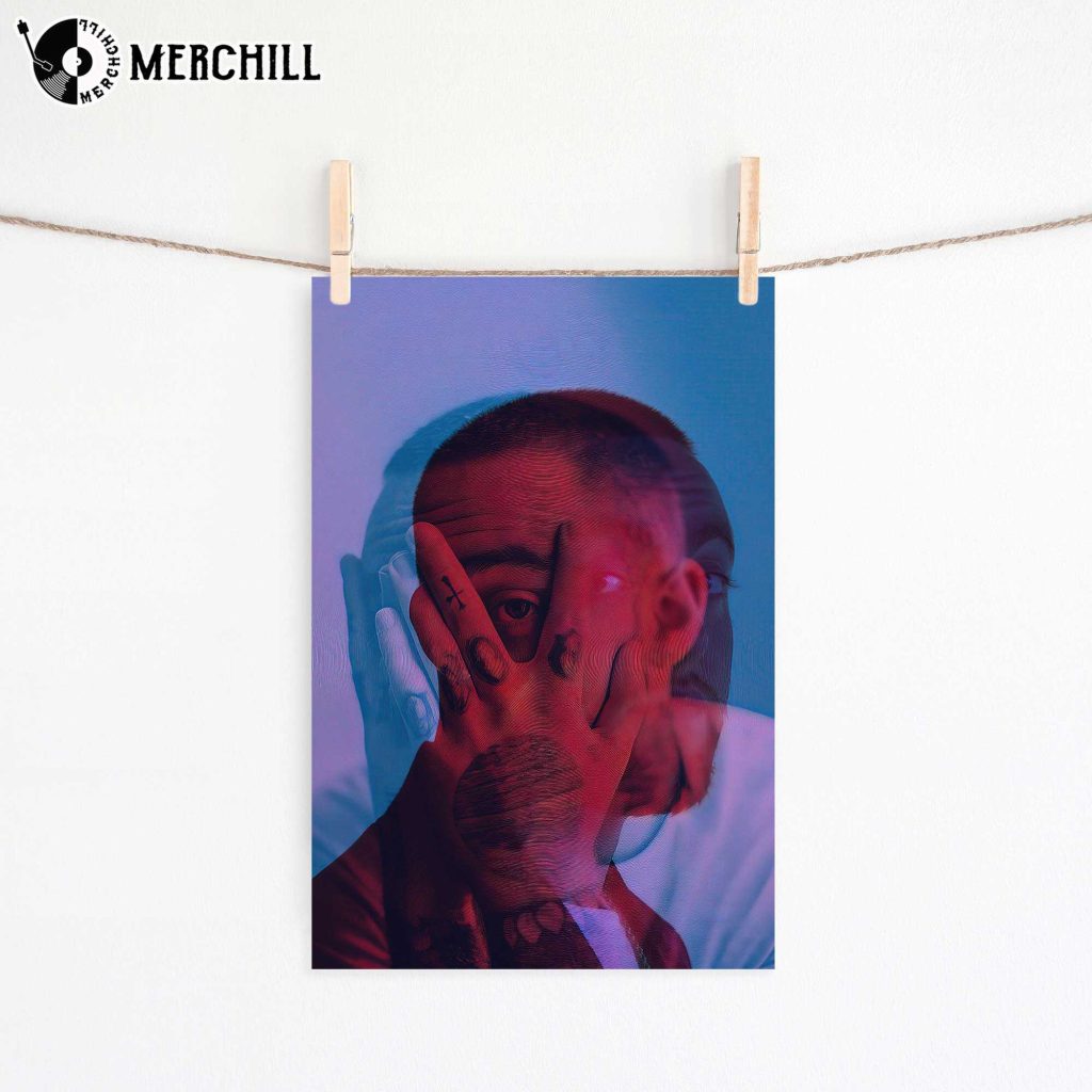 Mac Miller Faces Poster Mac Miller Gift Ideas - Happy Place for Music ...
