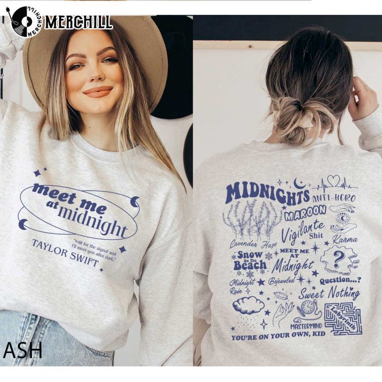 Meet Me at Midnight Taylor Swift Album Sweatshirt Swiftie Shirt - Happy ...