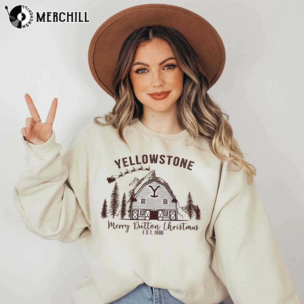 Merry Dutton Christmas Yellowstone Christmas Shirt Yellowstone ...