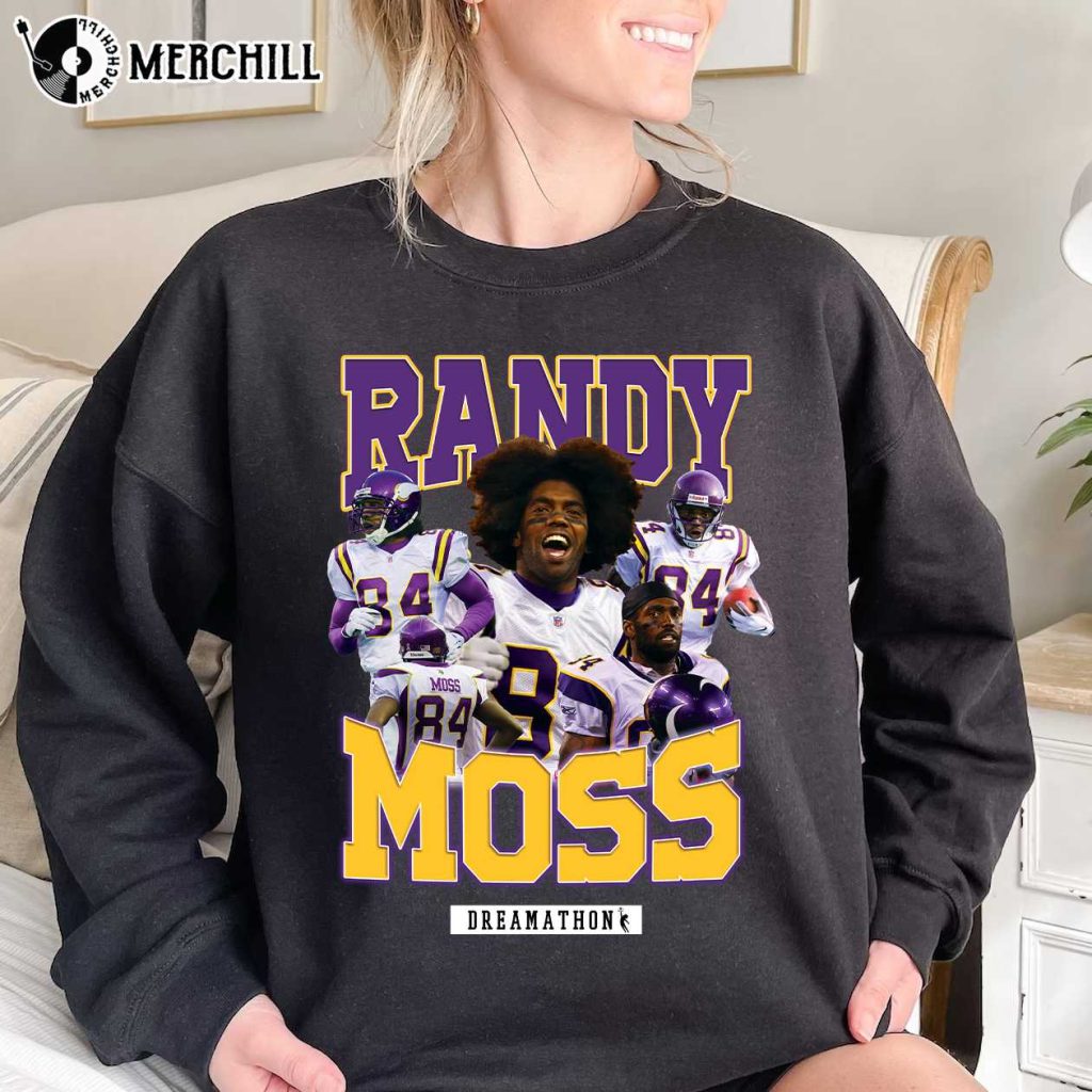 Randy Moss Jersey Youth Vikings T shirt Mens Gifts for Vikings Fans ...