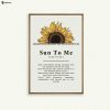 Zach Bryan Poster Sun to Me Lyrics - Happy Place for Music Lovers