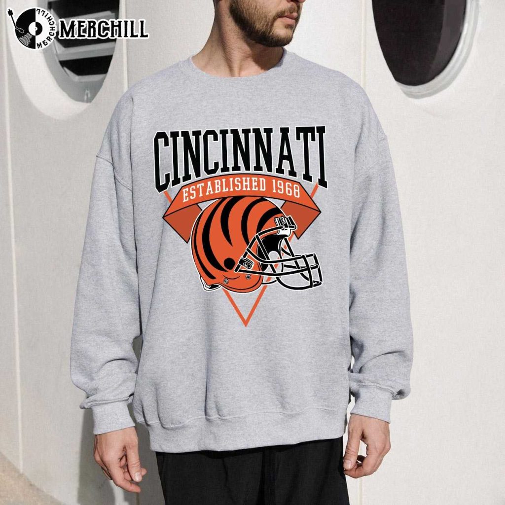 Cincinnati Est. 1968 Vintage Cincinnati Bengals Shirt Gift for Fans ...