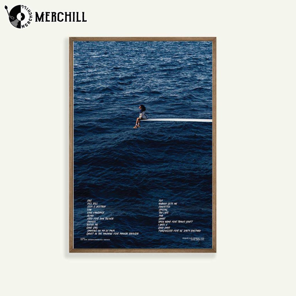 SOS Songs SZA Album Poster Gift for Fans - Happy Place for Music Lovers