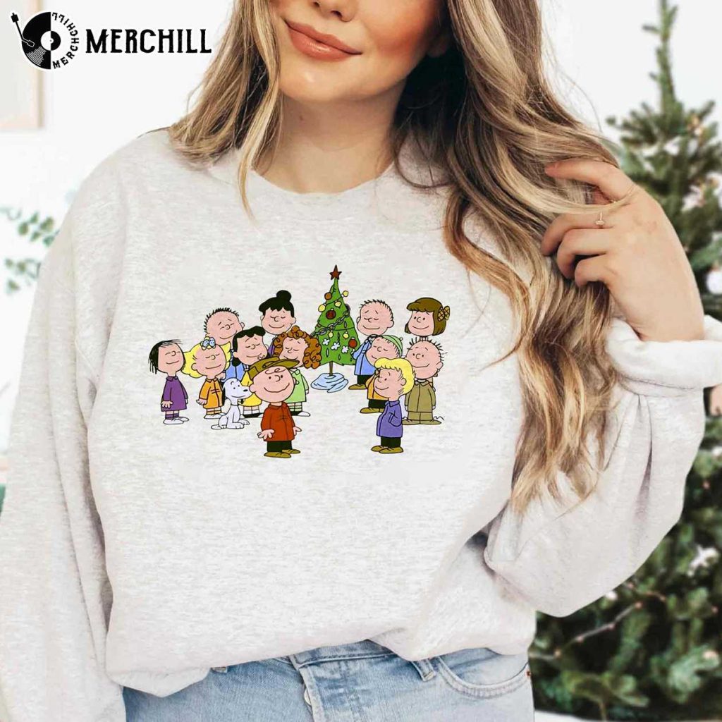 Peanuts Characters Shirts Snoopy Charlie Brown Christmas Gifts - Happy ...