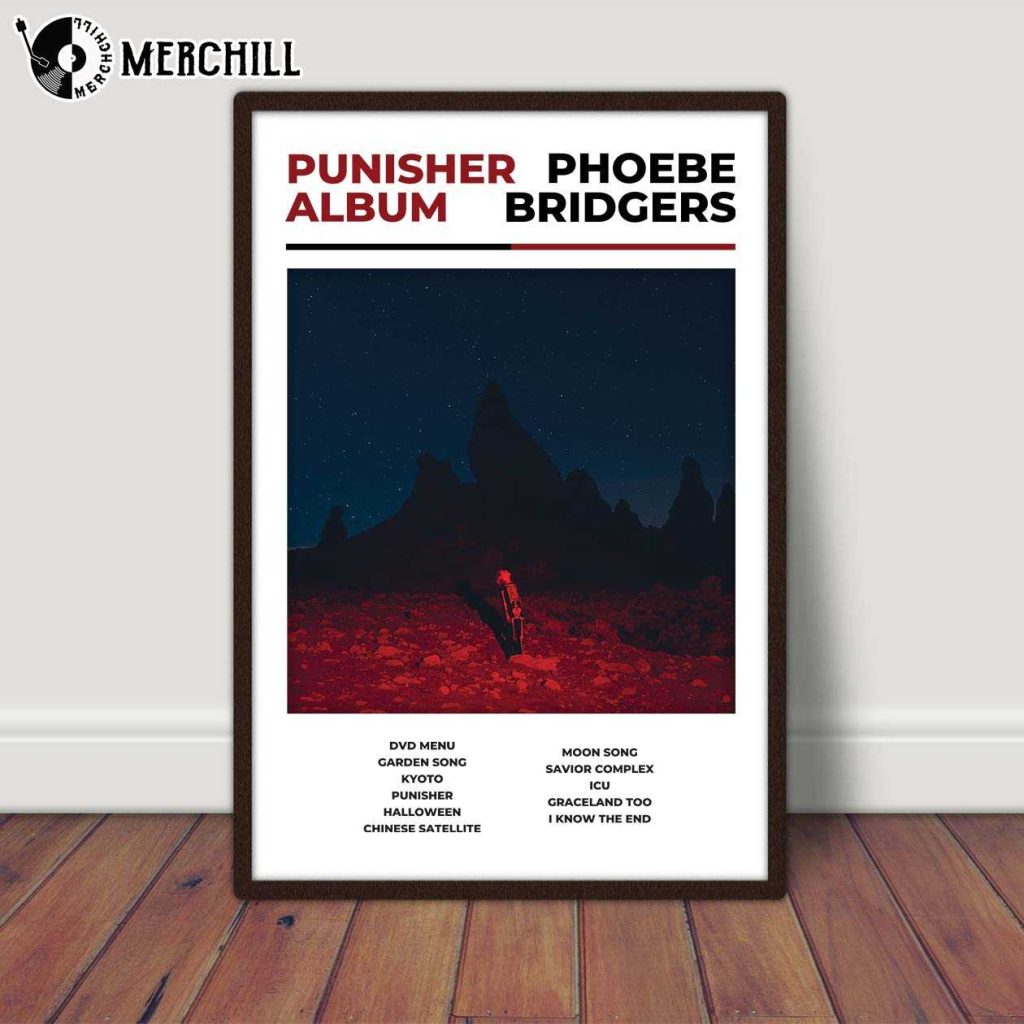 Punisher Phoebe Bridgers Poster Album Gift for Fans - Happy Place for Music Lovers