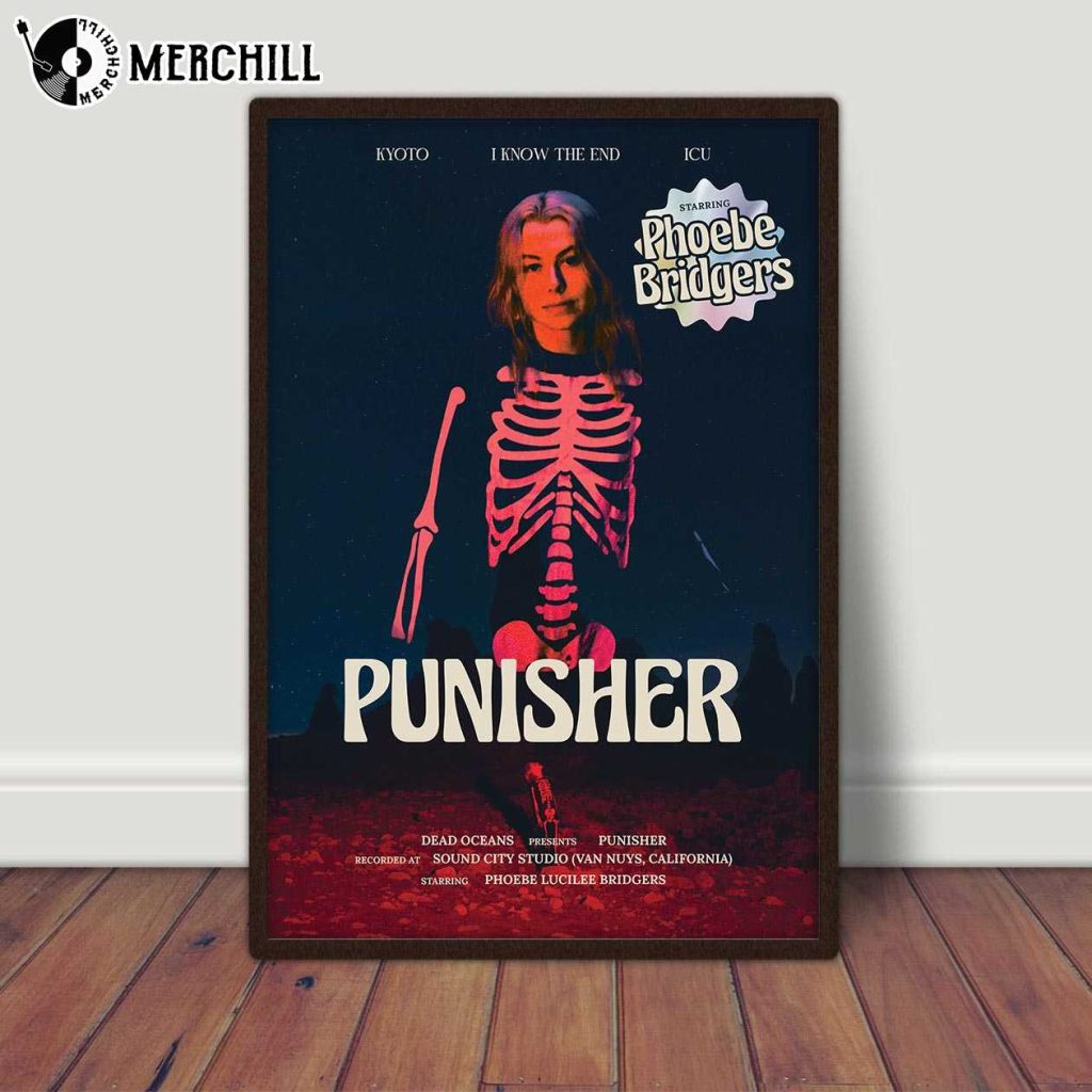 Punisher Poster Phoebe Bridgers Skeleton Phoebe - Happy Place for Music Lovers