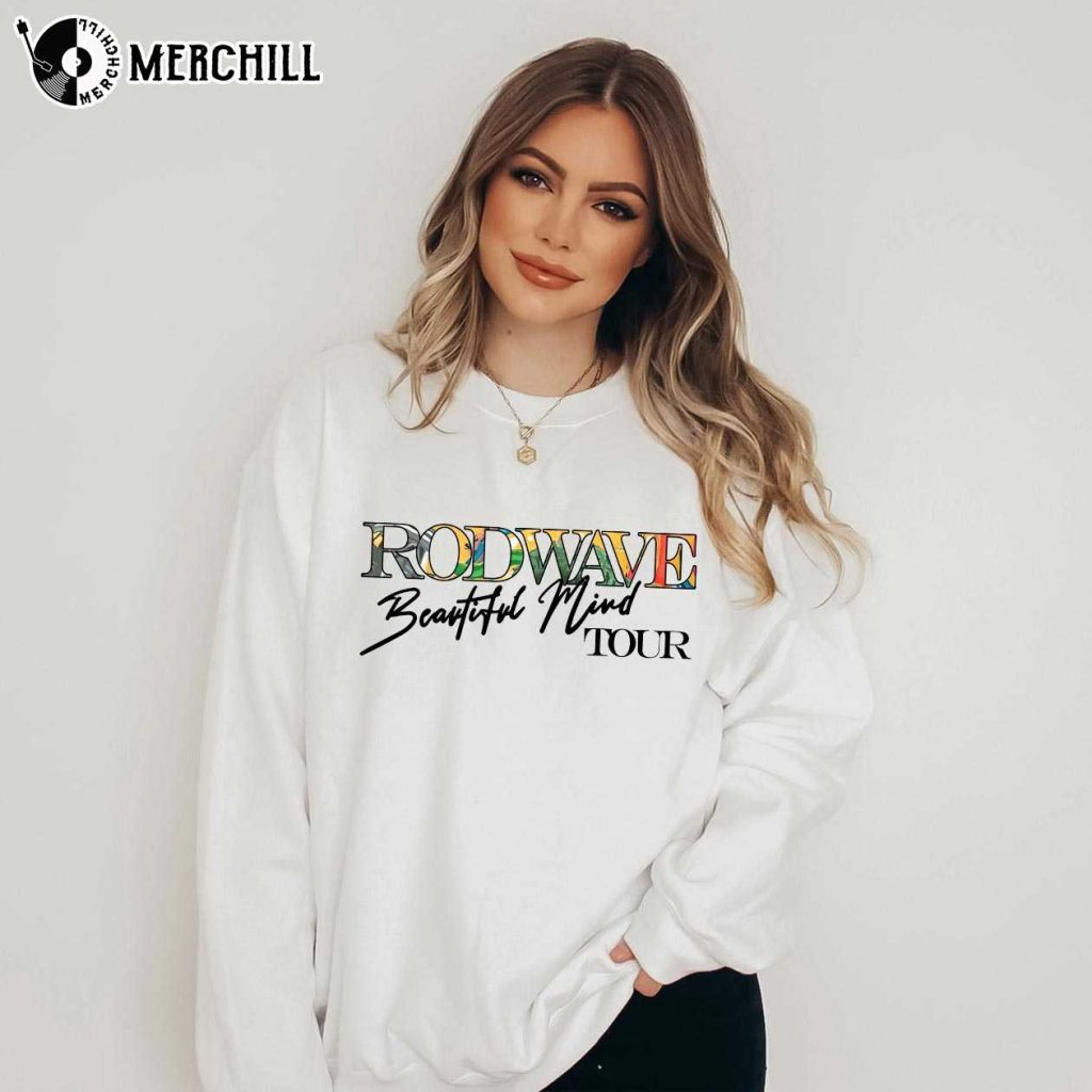 Rod Wave Beautiful Mind Tour Sweatshirt Printed 2 Sides Rod Wave ...