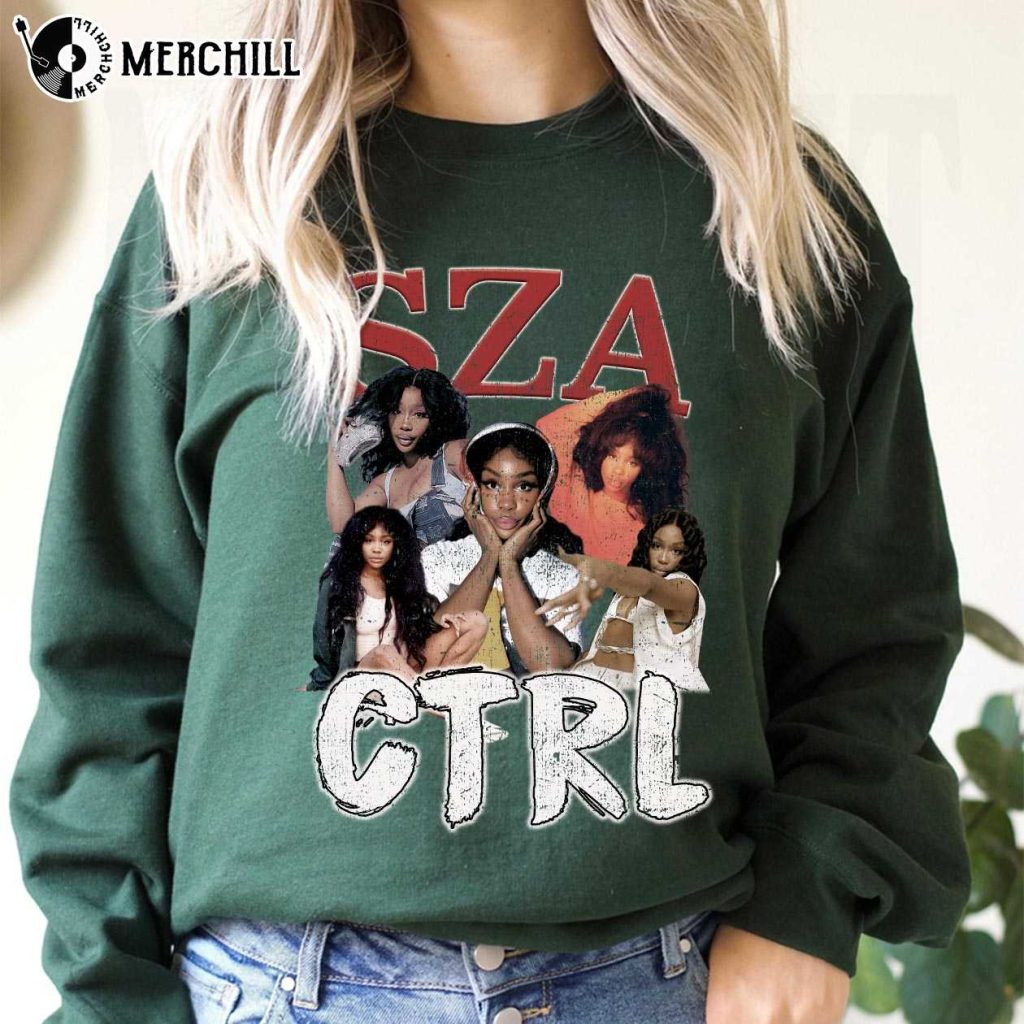 SZA Ctrl Merch SZA Vintage Shirt Gift for Fans - Happy Place for Music ...