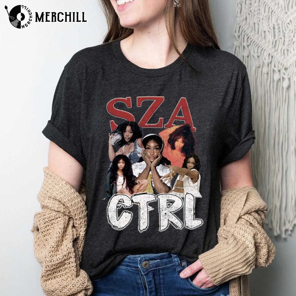 SZA Ctrl Merch SZA Vintage Shirt Gift for Fans - Happy Place for Music ...