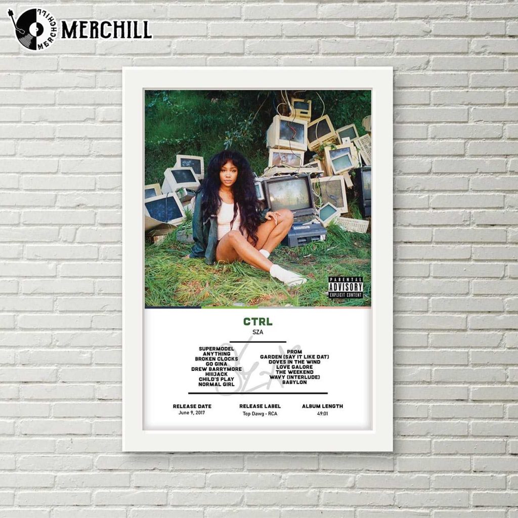 SZA Poster Ctrl Album Cover Gift for SZA Fans - Happy Place for Music ...
