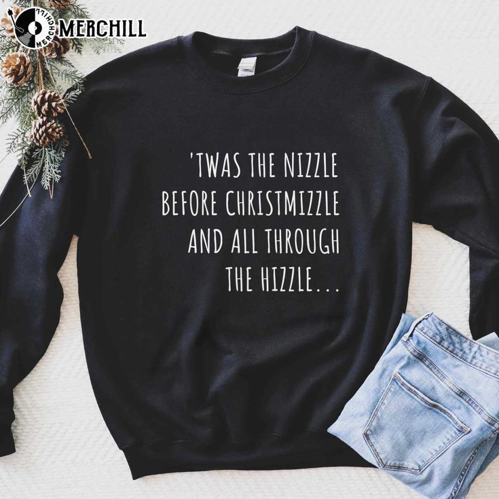 Twas The Nizzle Before Christmizzle Sweater Snoopy Christmas Gifts ...