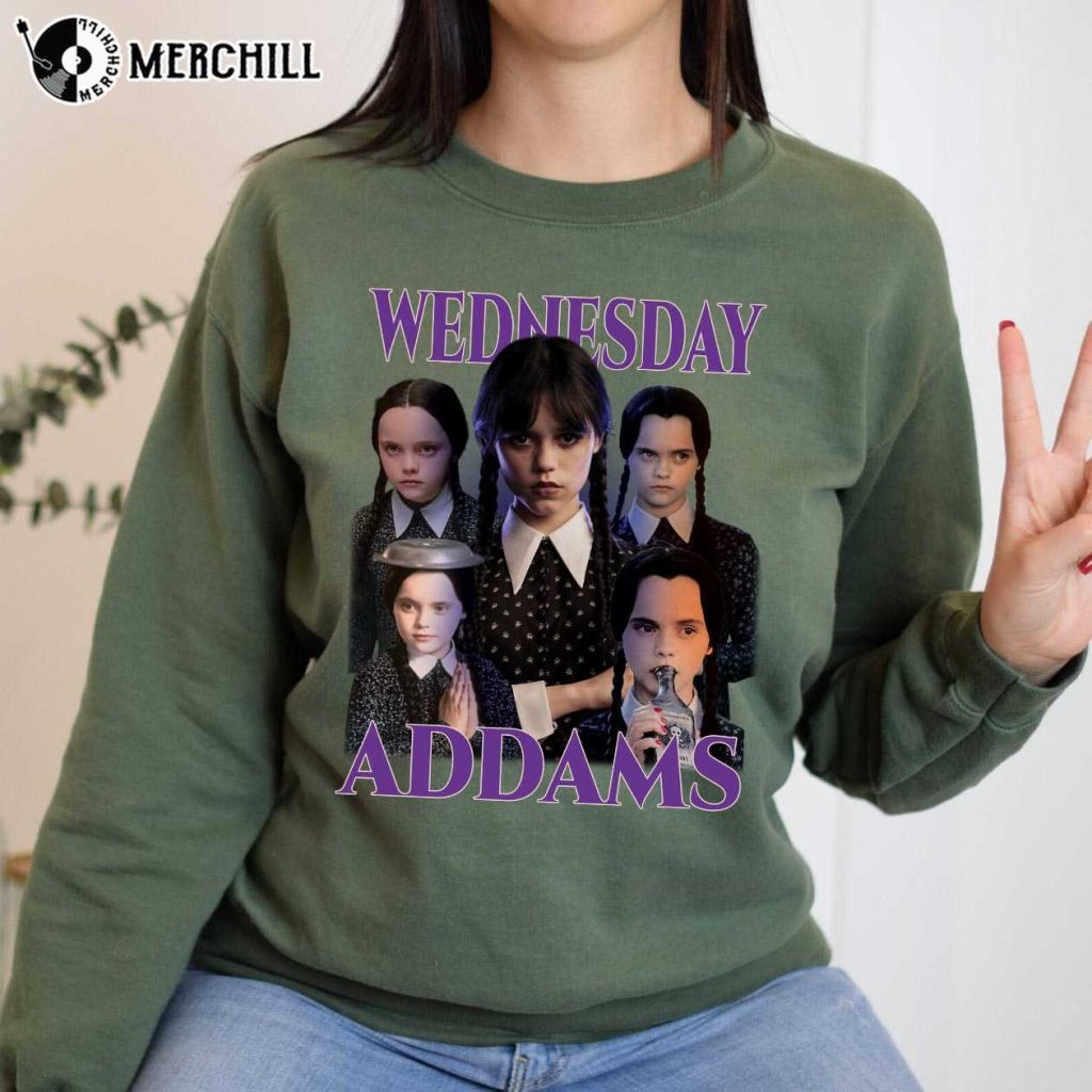 Vintage Wednesday Addams Sweatshirt Gift for Addams Family Fans - Happy ...