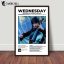 Wednesday Play Cello Poster Jenna Ortega Horror Lovers Gifts - Happy ...