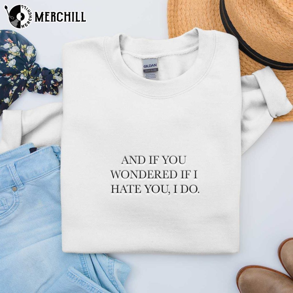 I Hate You Lyrics SZA Embroidered Sweatshirt Gift for Fans - Happy ...