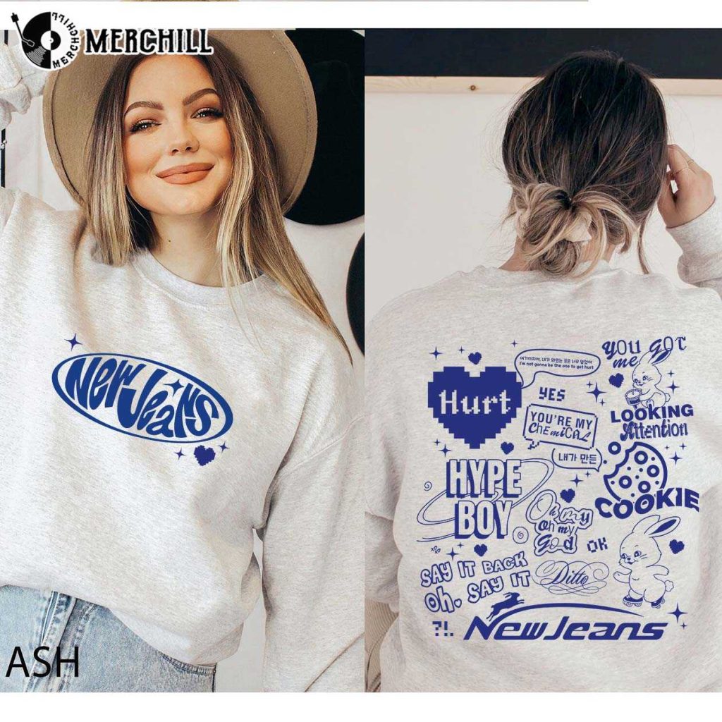 NewJeans Track List Shirt Danielle Haerin Hyein Minji Merch - Happy ...