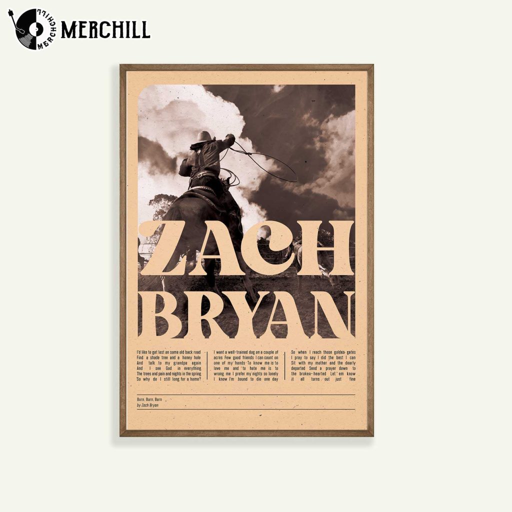 Quiet Heavy Dreams Zach Bryan Poster Gift for Fans - Happy Place for ...