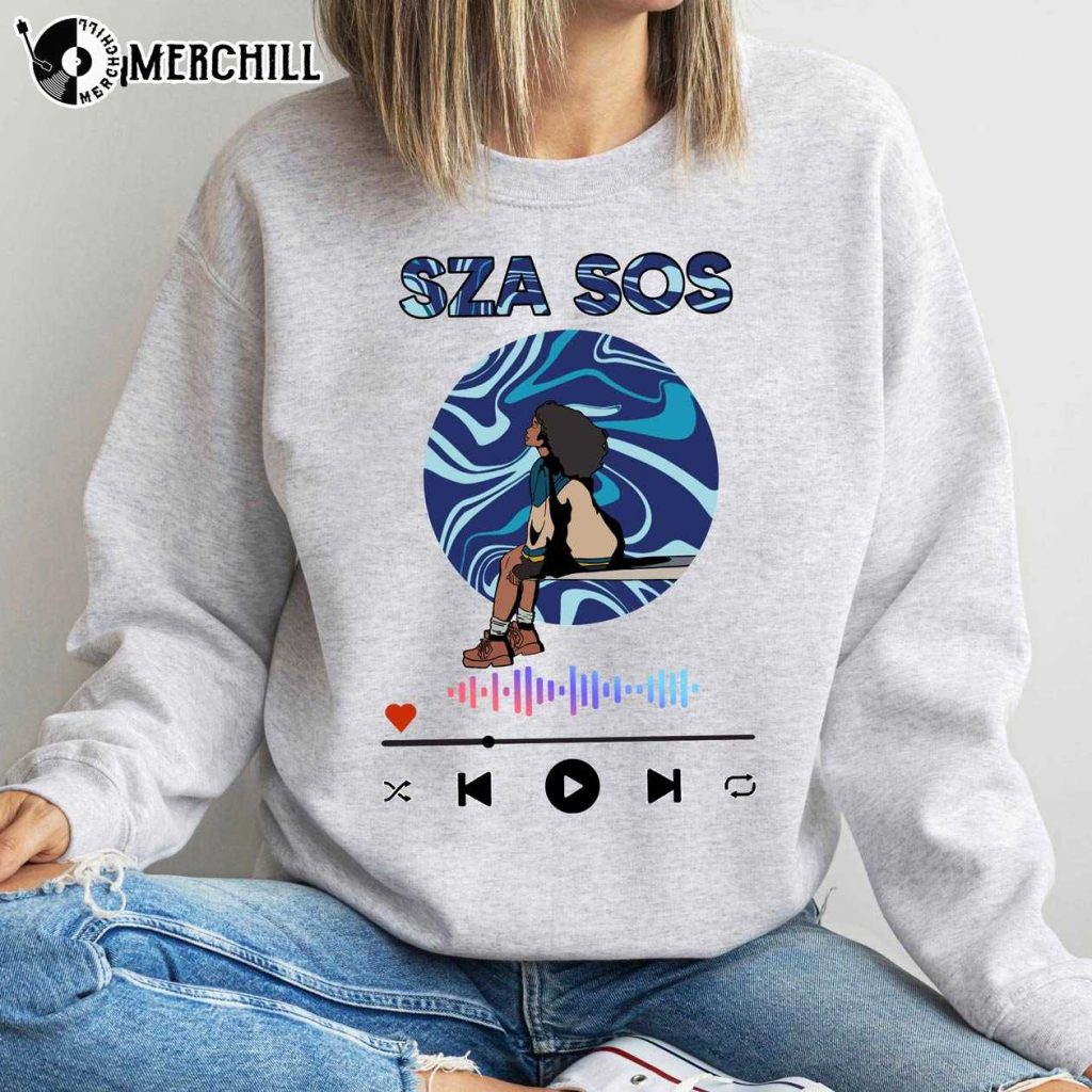 SZA SOS Merch SZA Shirt Spotify Tour 2023 - Happy Place for Music Lovers