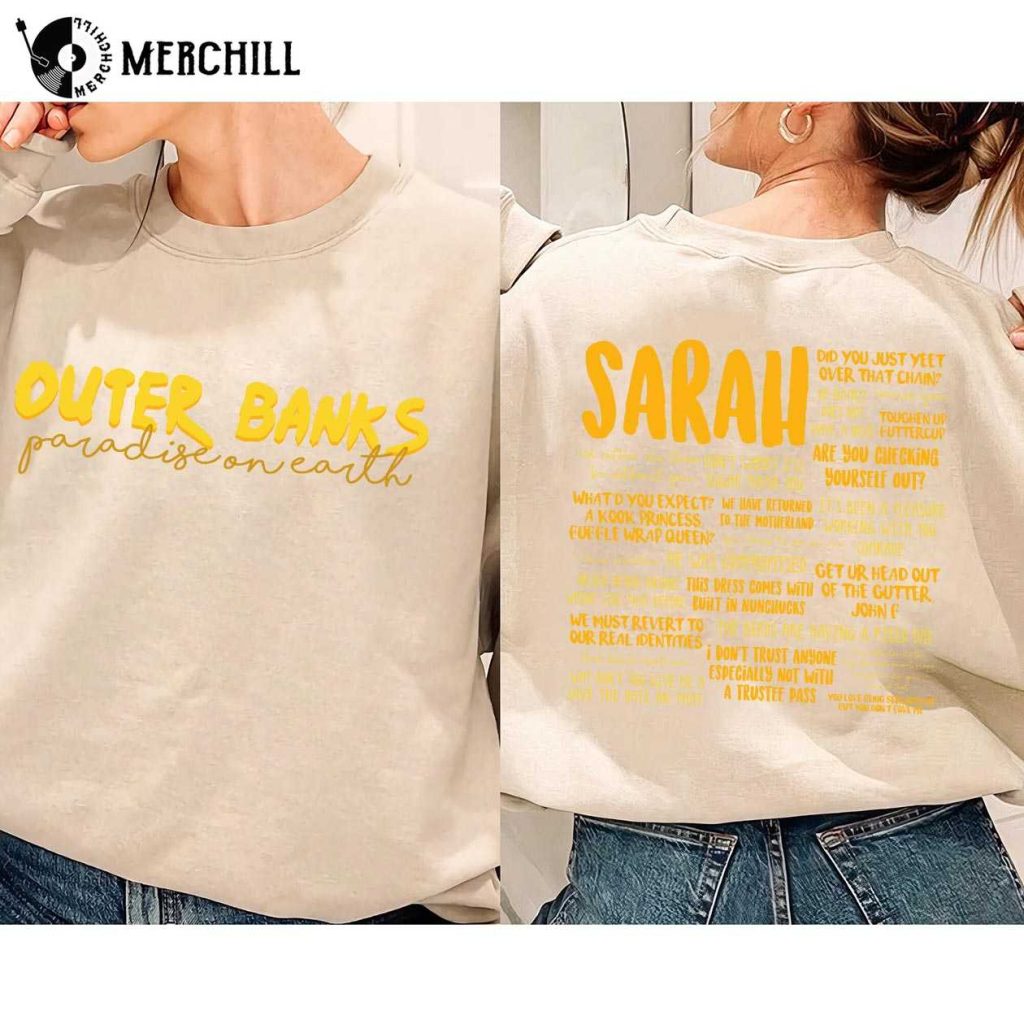 Sarah Cameron Shirt 2 Sides Outer Banks Show Merch Season 3 - Happy ...