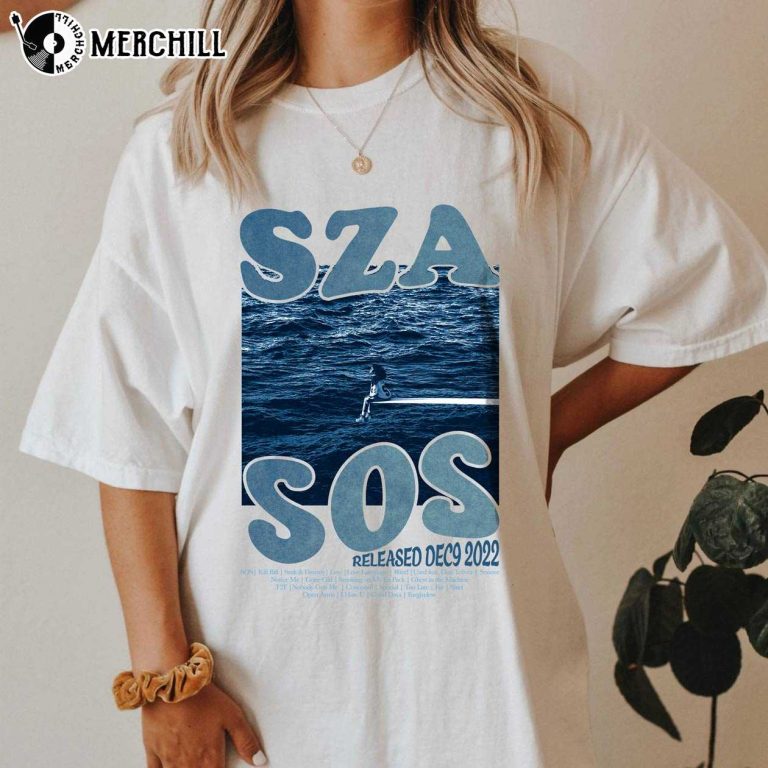 Vintage SZA Sweatshirt SOS Album Tracklist Gift for Fans - Happy Place ...