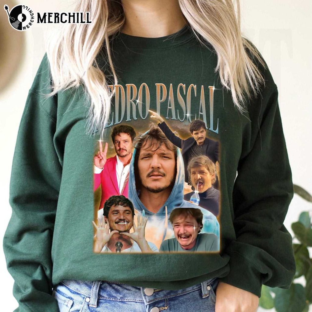 Actor Pedro Pascal Shirt 90s Inspired Vintage Narco Pedro Pascal Fans ...