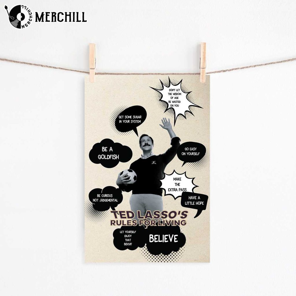 Believe Poster Ted Lasso Motivational Quotes Ted Lasso T Ideas Happy Place For Music Lovers