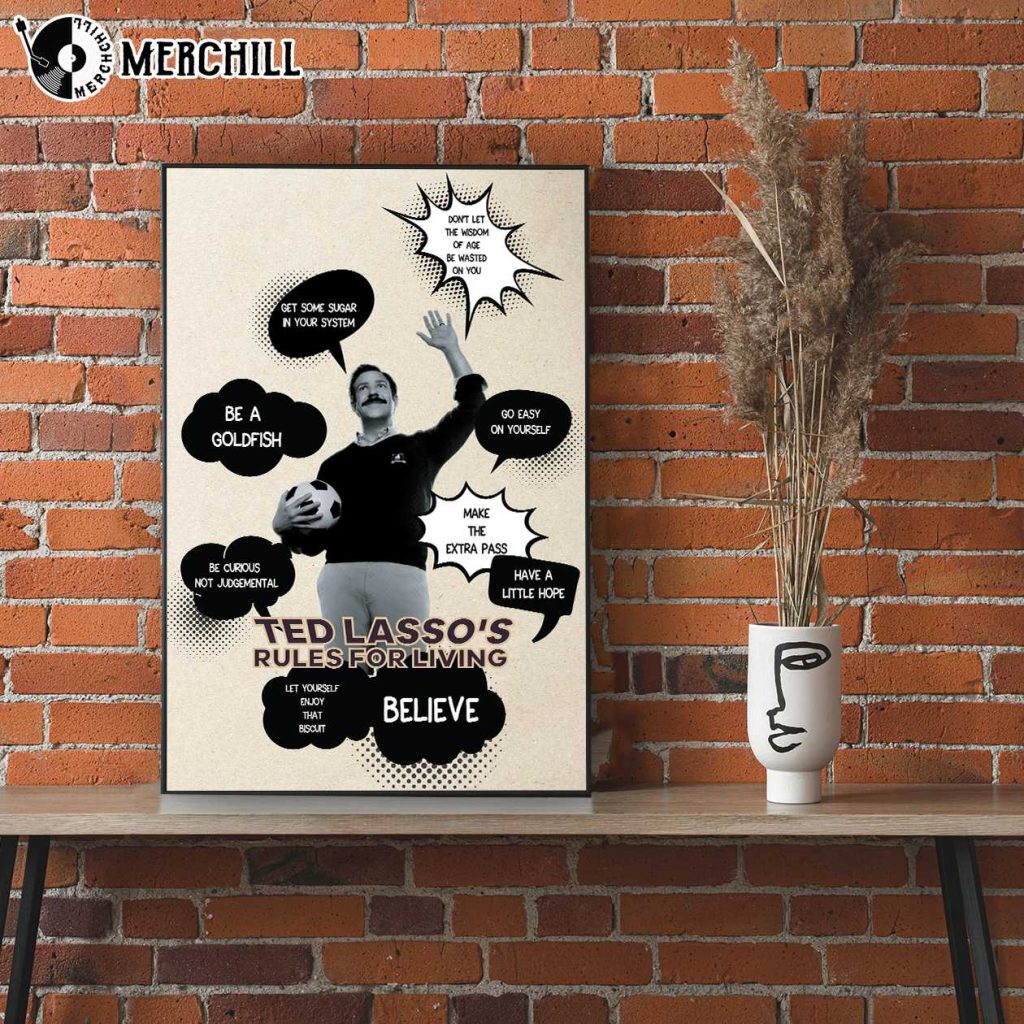 Believe Poster Ted Lasso Motivational Quotes Ted Lasso Gift Ideas ...
