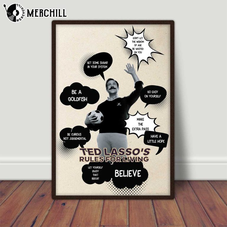 Ted Lasso Poster Believe Gifts for Ted Lasso Fans - Happy Place for ...
