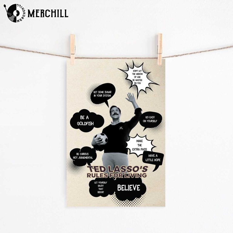 Believe Poster Ted Lasso Motivational Quotes Ted Lasso Gift Ideas ...