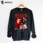Elvis Presley Graphic Tee Unique Elvis Gift - Happy Place for Music Lovers