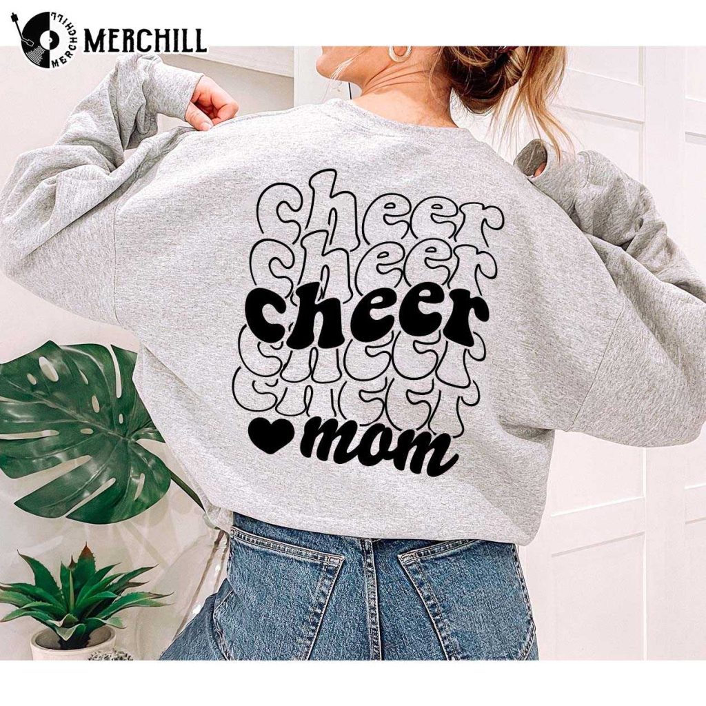 Funny Cheer Mom Shirt Cheerleading Mom Sweatshirt - Happy Place for ...