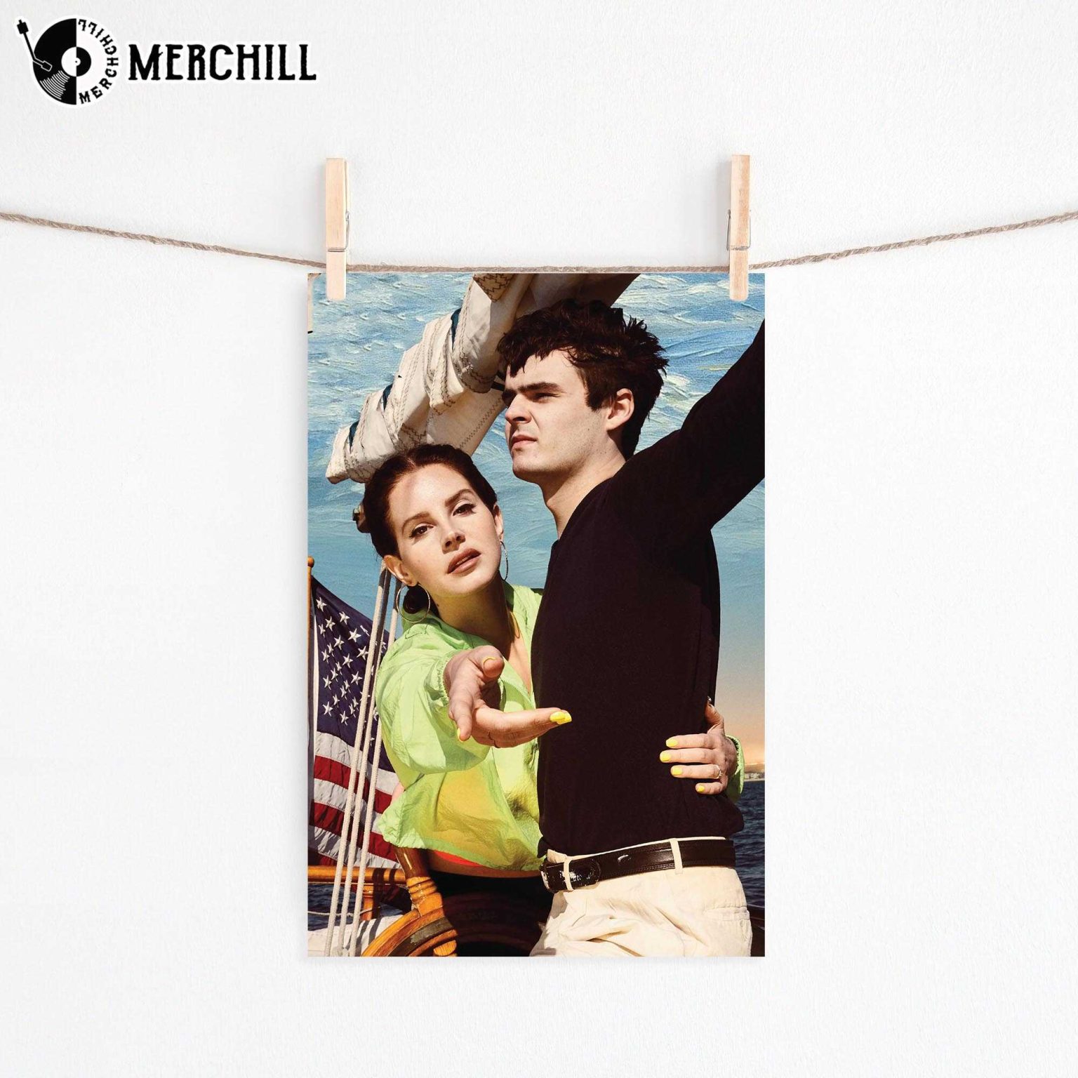 Norman Rockwell Poster Gift for Lana Del Rey Fans - Happy Place for ...