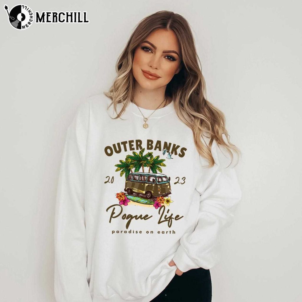 Outer Banks Pogue Life 2023 Shirt OBX Merch - Happy Place for Music Lovers