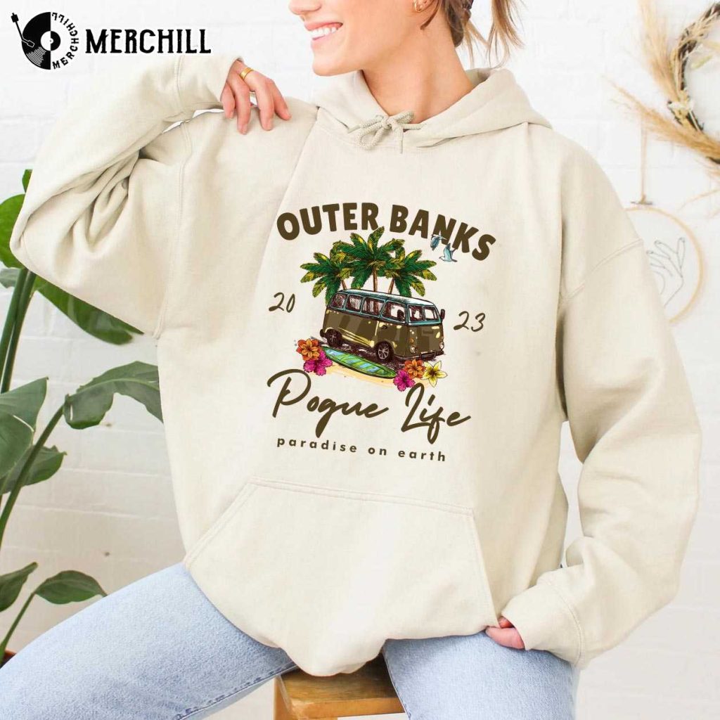 Outer Banks Pogue Life 2023 Shirt OBX Merch - Happy Place for Music Lovers