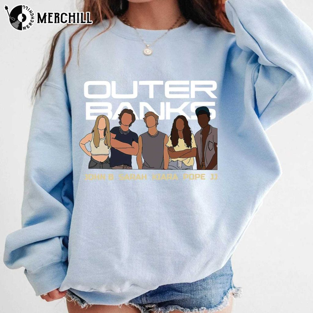 Outerbanks Tee John B Sarah Kiara Pope JJ OBX Merch - Happy Place for ...