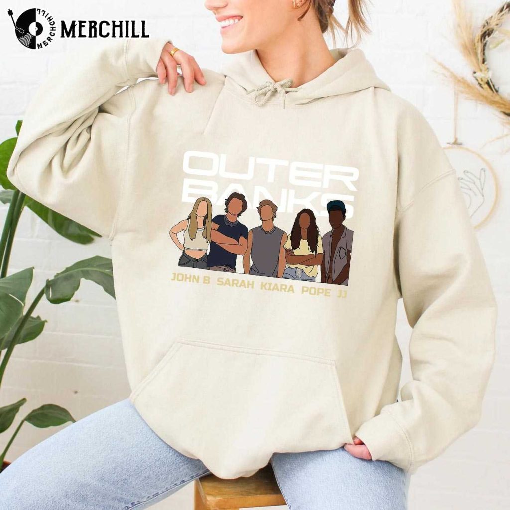 Outerbanks Tee John B Sarah Kiara Pope JJ OBX Merch - Happy Place for ...