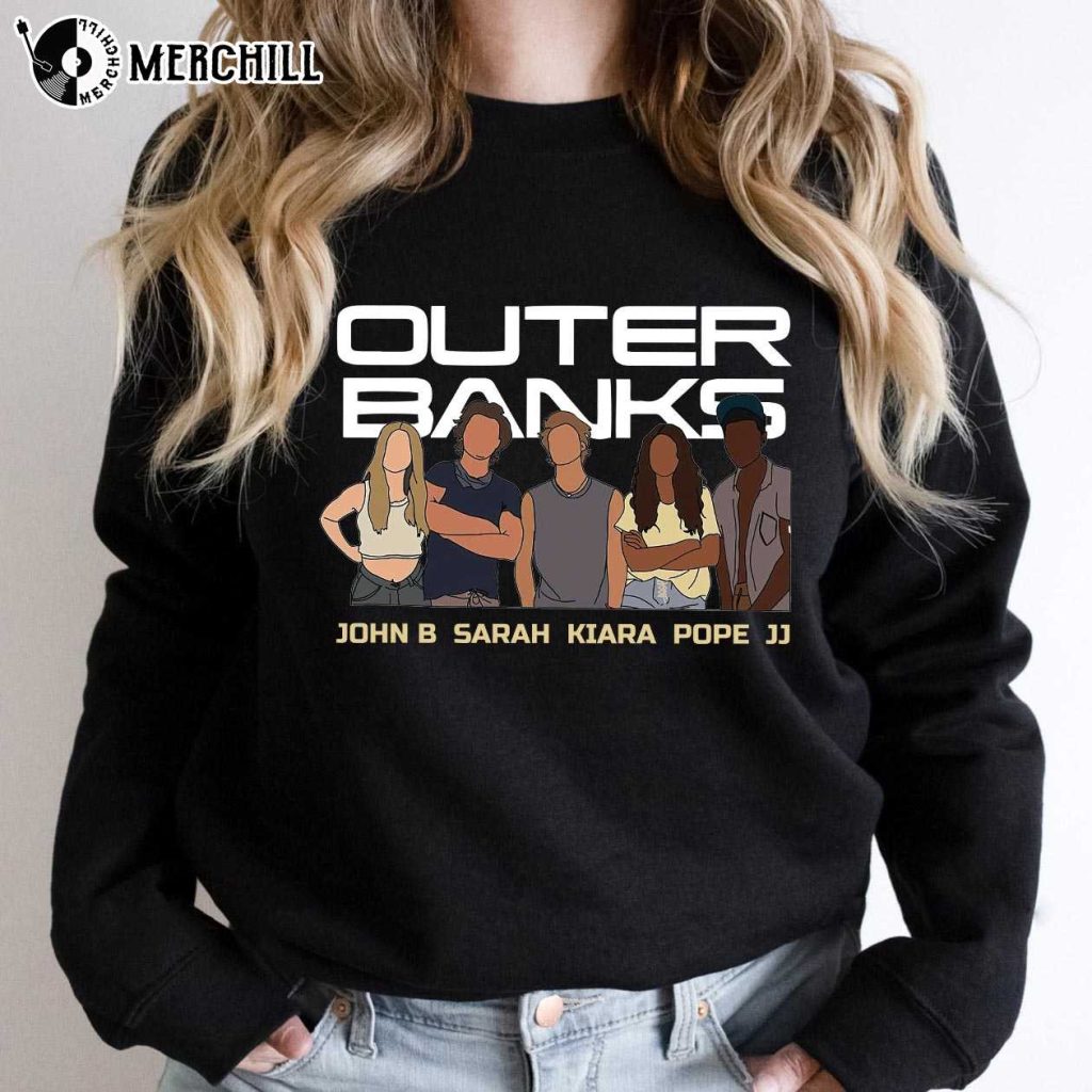 Outerbanks Tee John B Sarah Kiara Pope JJ OBX Merch - Happy Place for ...