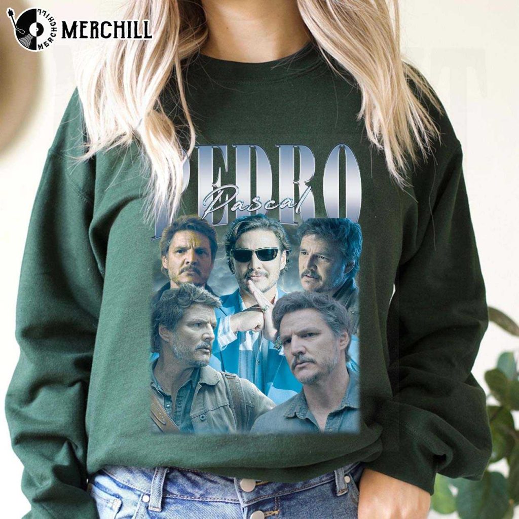 Pedro Pascal Shirt Javier Peña Retro 90s Gift for Fans - Happy Place ...