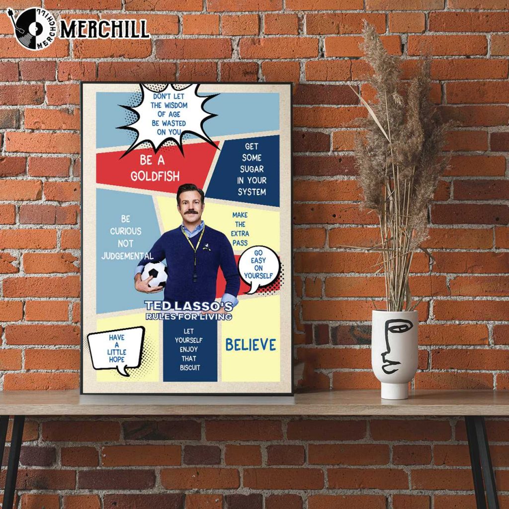 Ted Lasso Believe Poster Inspirational Quote Gift for Ted Lasso Fans ...