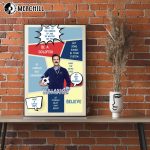 Ted Lasso Believe Poster Inspirational Quote Gift for Ted Lasso Fans ...