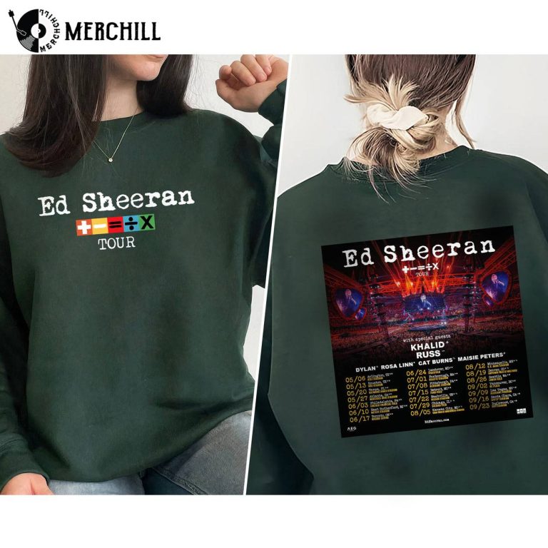 Ed Sheeran Merchandise Mathematics Tour 2023 Sheerious Gift - Happy ...
