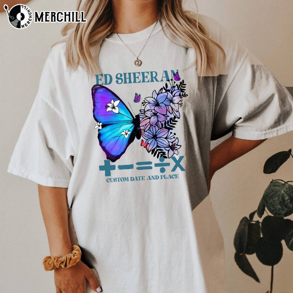 Ed Sheeran Tour Merch Mathematics Tour 2023 Sheerious Gift - Happy ...