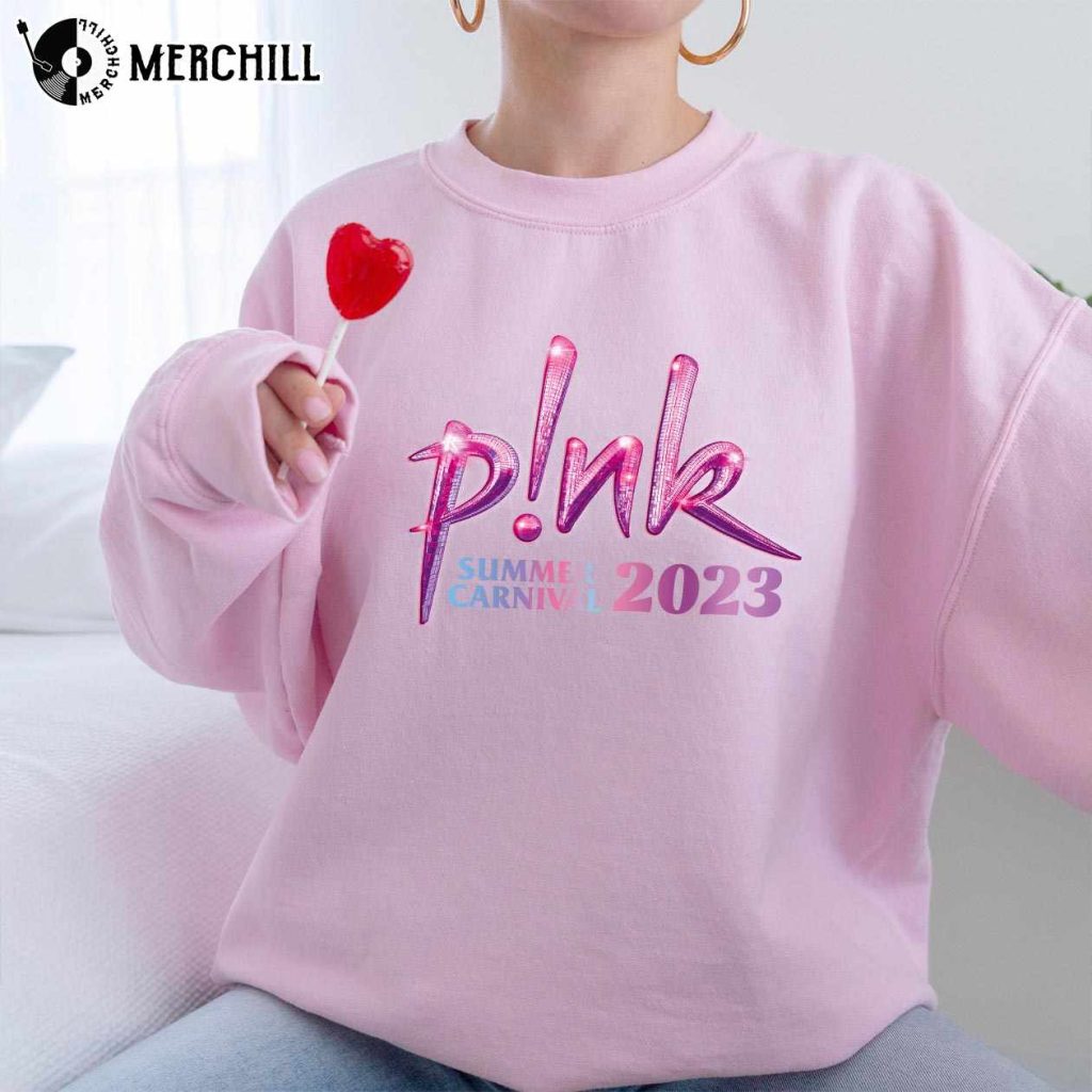 Pink P!nk Singer Summer Carnival 2023 Tour T-Shirt Trust Fall Album ...